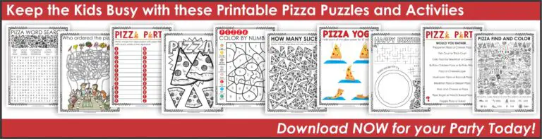Pizza Word Search Puzzle PDF Freebie - The Pizza Calc